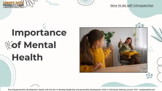 Why Mental Health? | PPTX