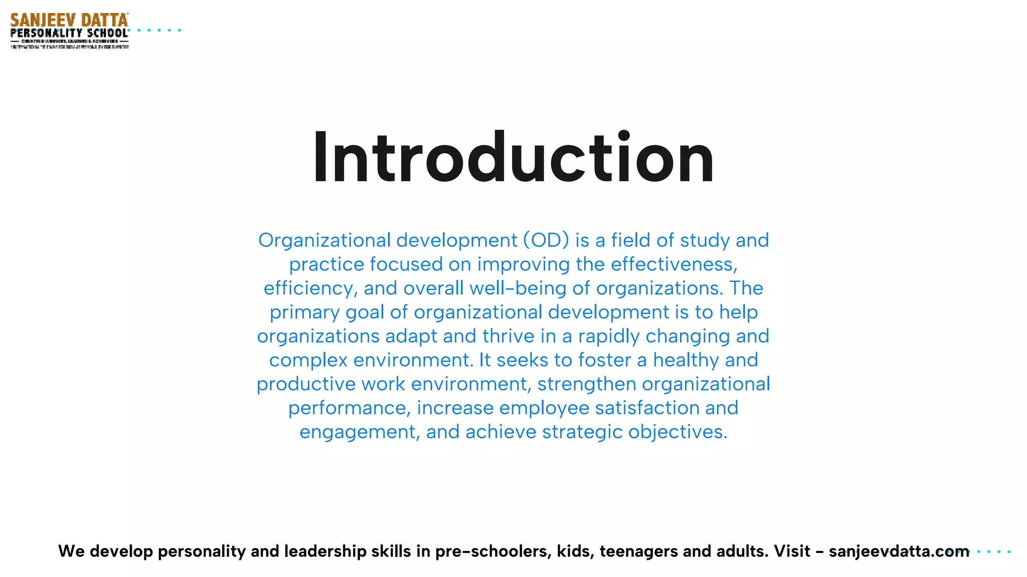 Why Organizational Development? | PPTX