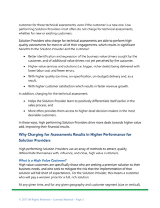 Why Partners Who Charge for Technical Assessments Have Higher Growth ...