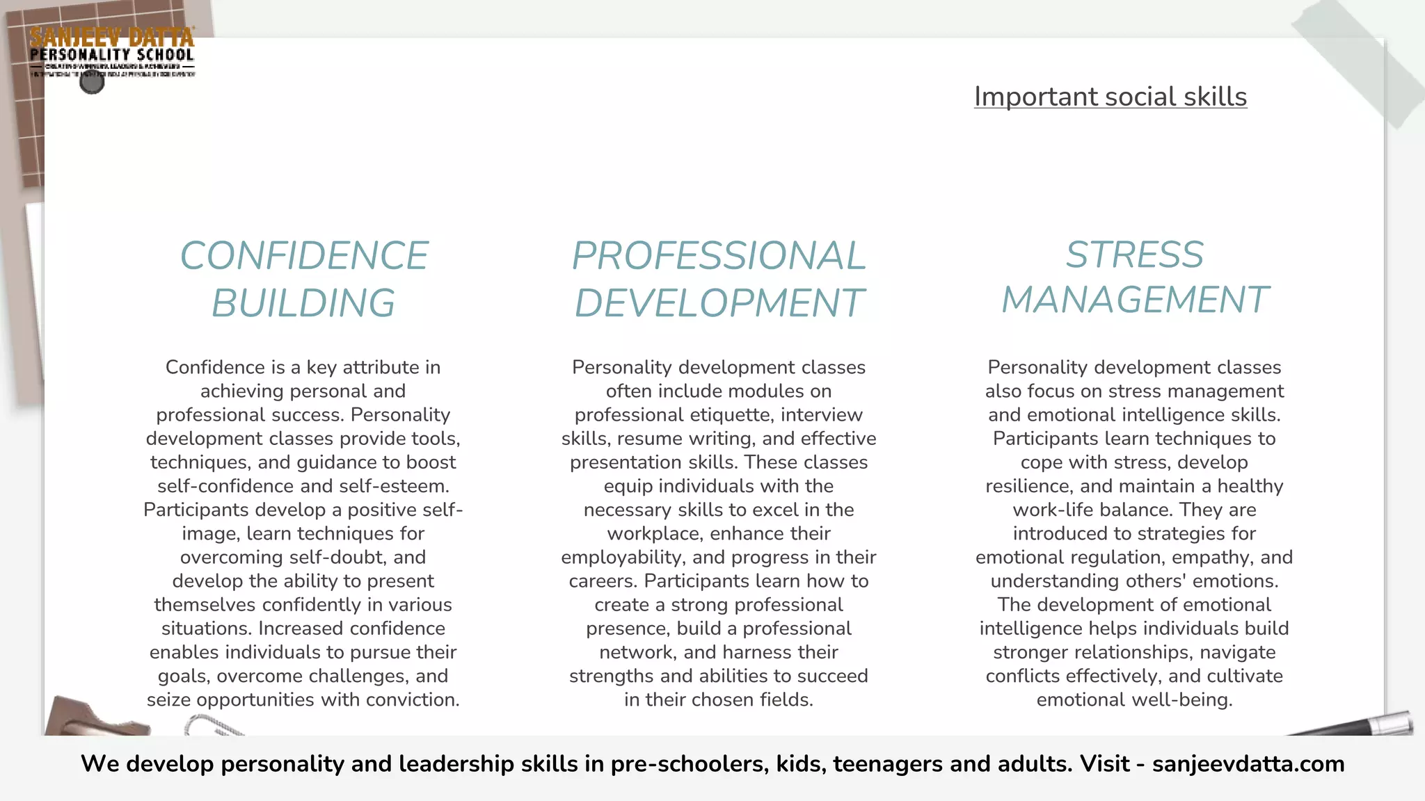 Why Personality Development Classes? | PPTX