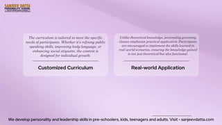 Why Personality Grooming Classes? | PPT