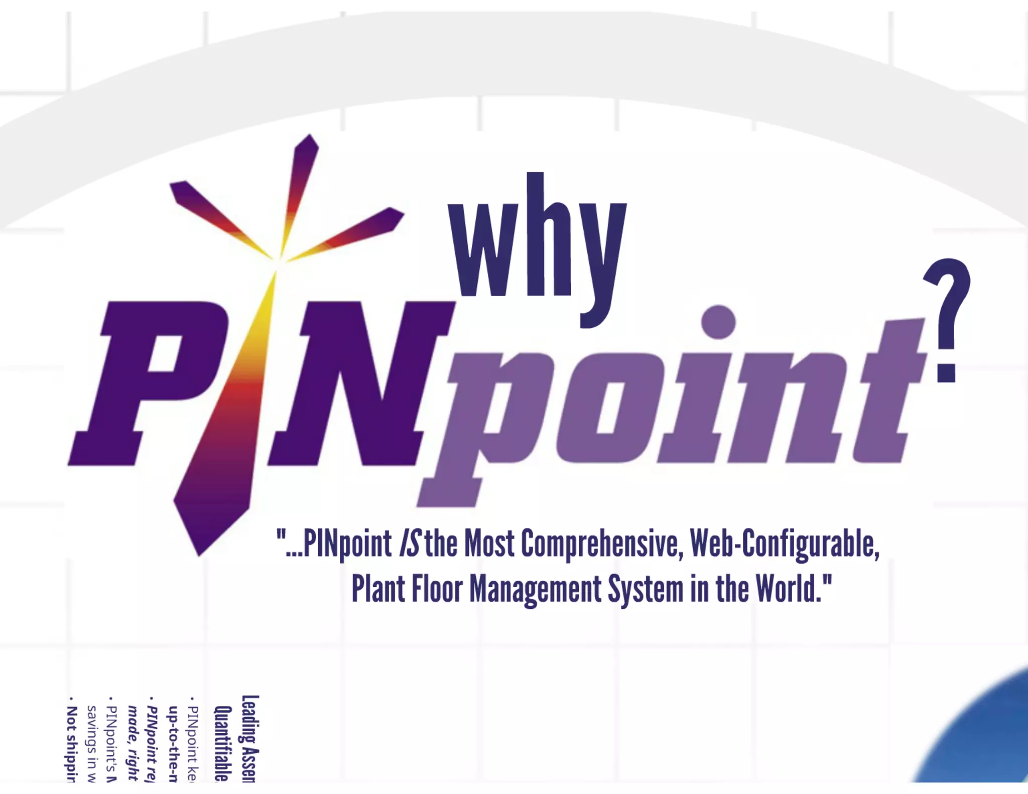 Why PINpoint? | Manufacturing Execution System (MES) / Manufacturing ...