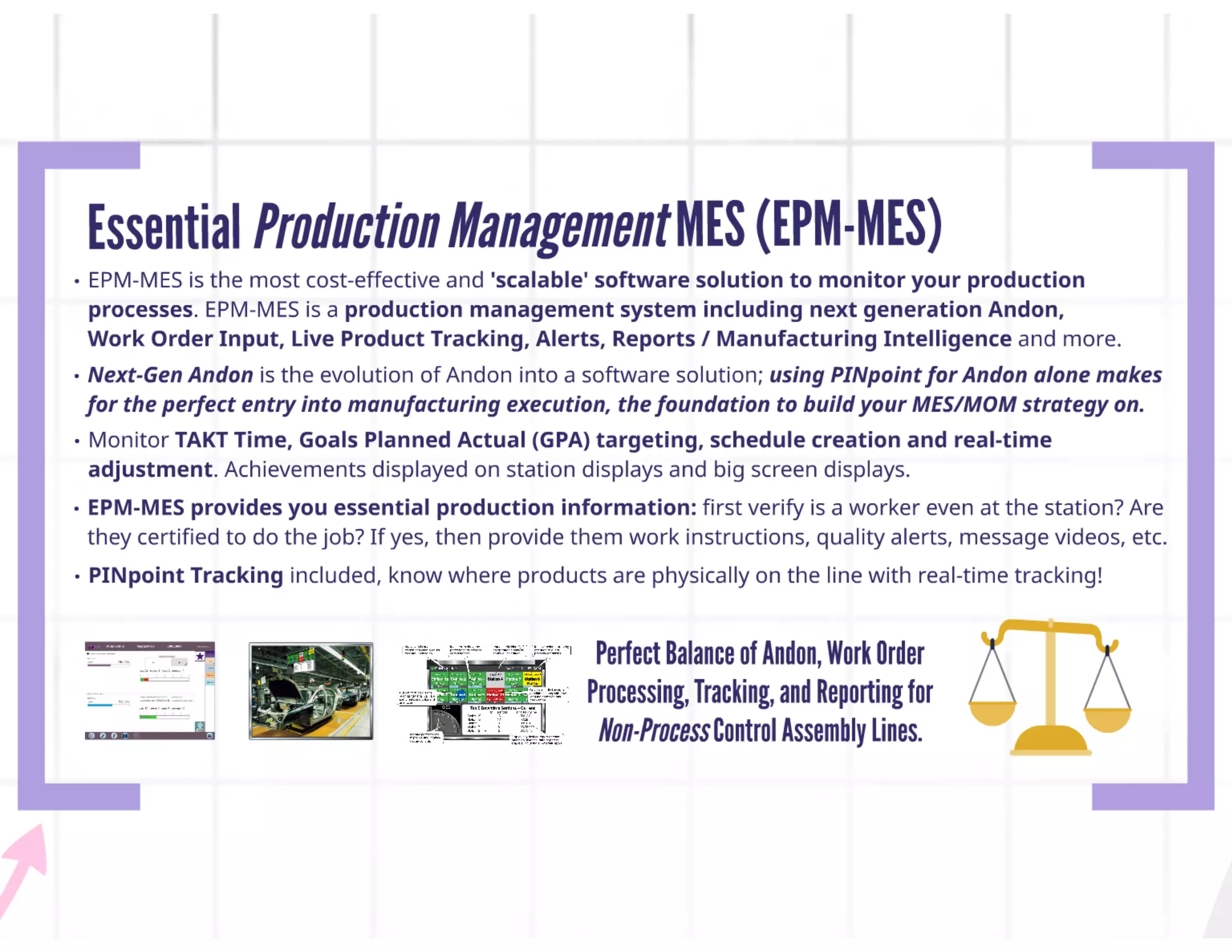 Why PINpoint? | Manufacturing Execution System (MES) / Manufacturing ...