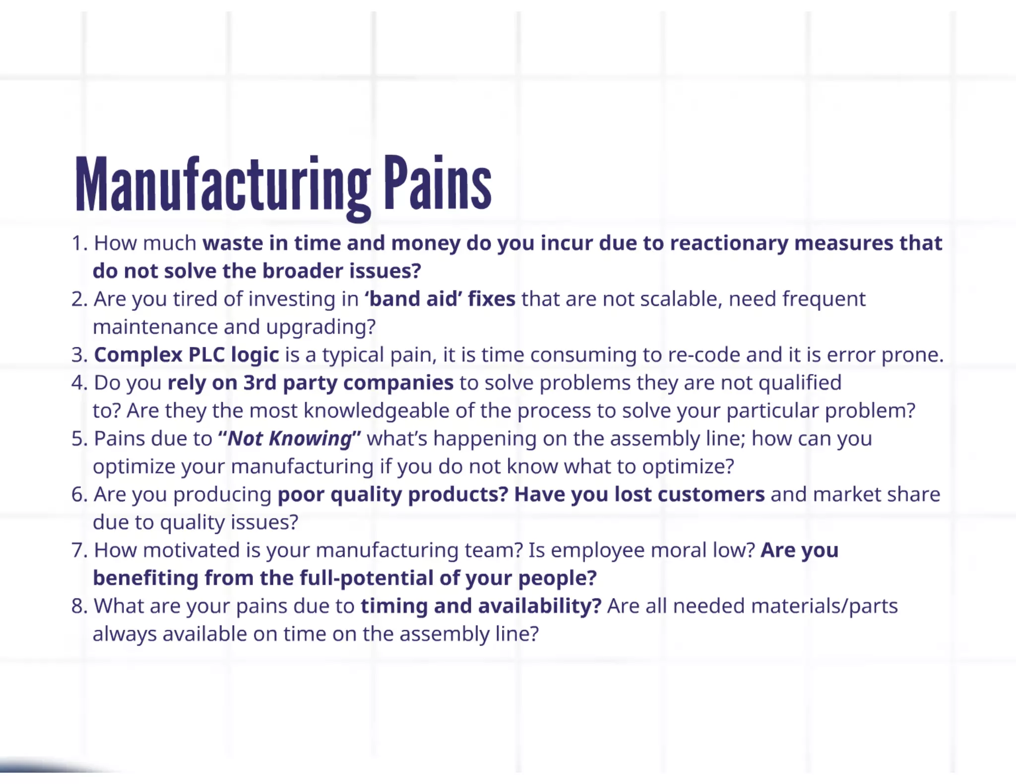Why PINpoint? | Manufacturing Execution System (MES) / Manufacturing ...