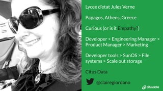 Why PostgreSQL Why This Database Why Now? | PostgreSQL Conference Europe 2018 | Claire Giordano ...