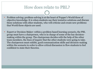 Why Problem Based Learning | PPT | Educational Assessment | Education