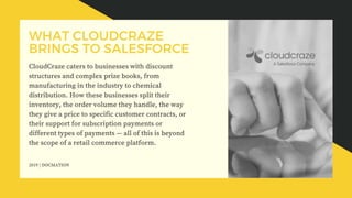 Why Salesforce B2B E-Commerce (CloudCraze)? | PPTX