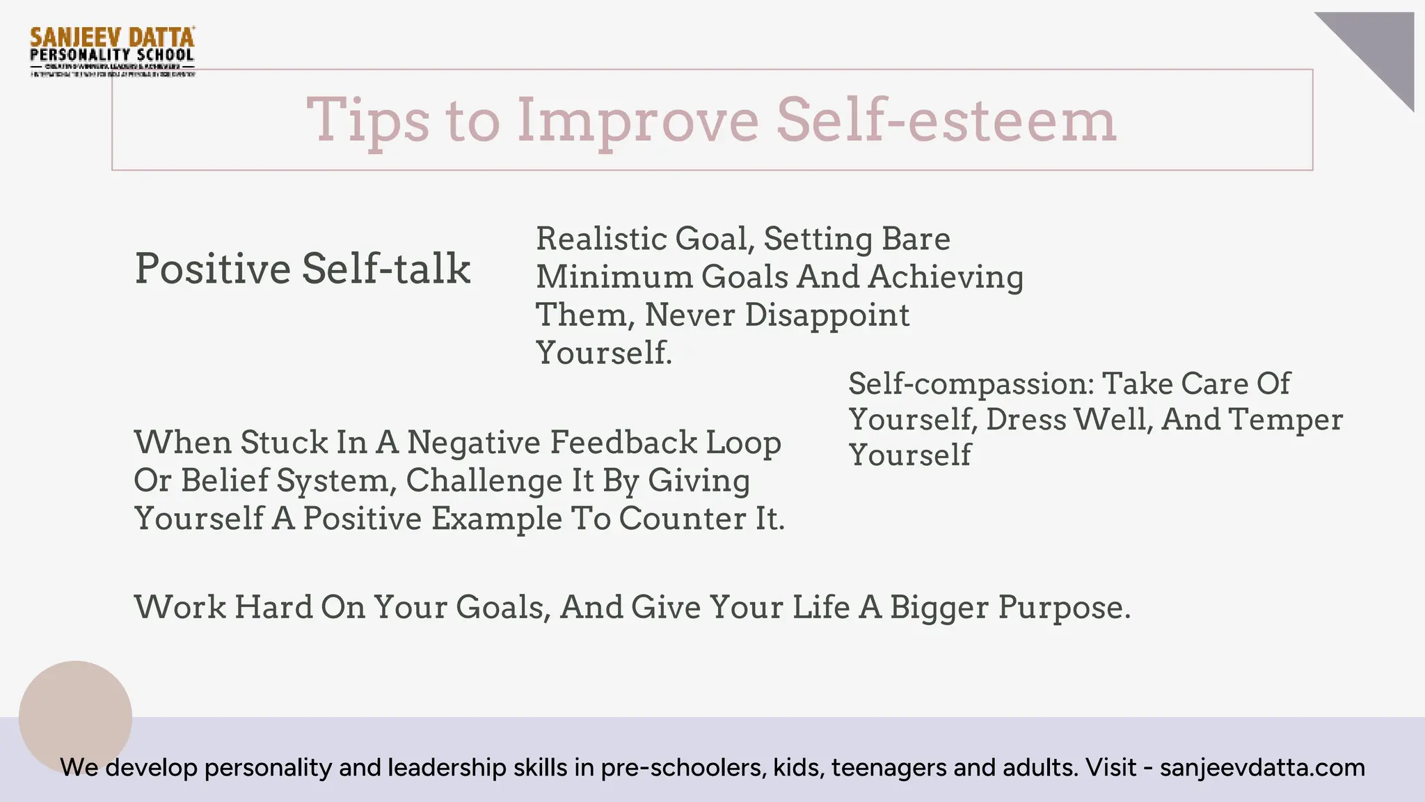 Why Self-esteem for Personality? | PPT