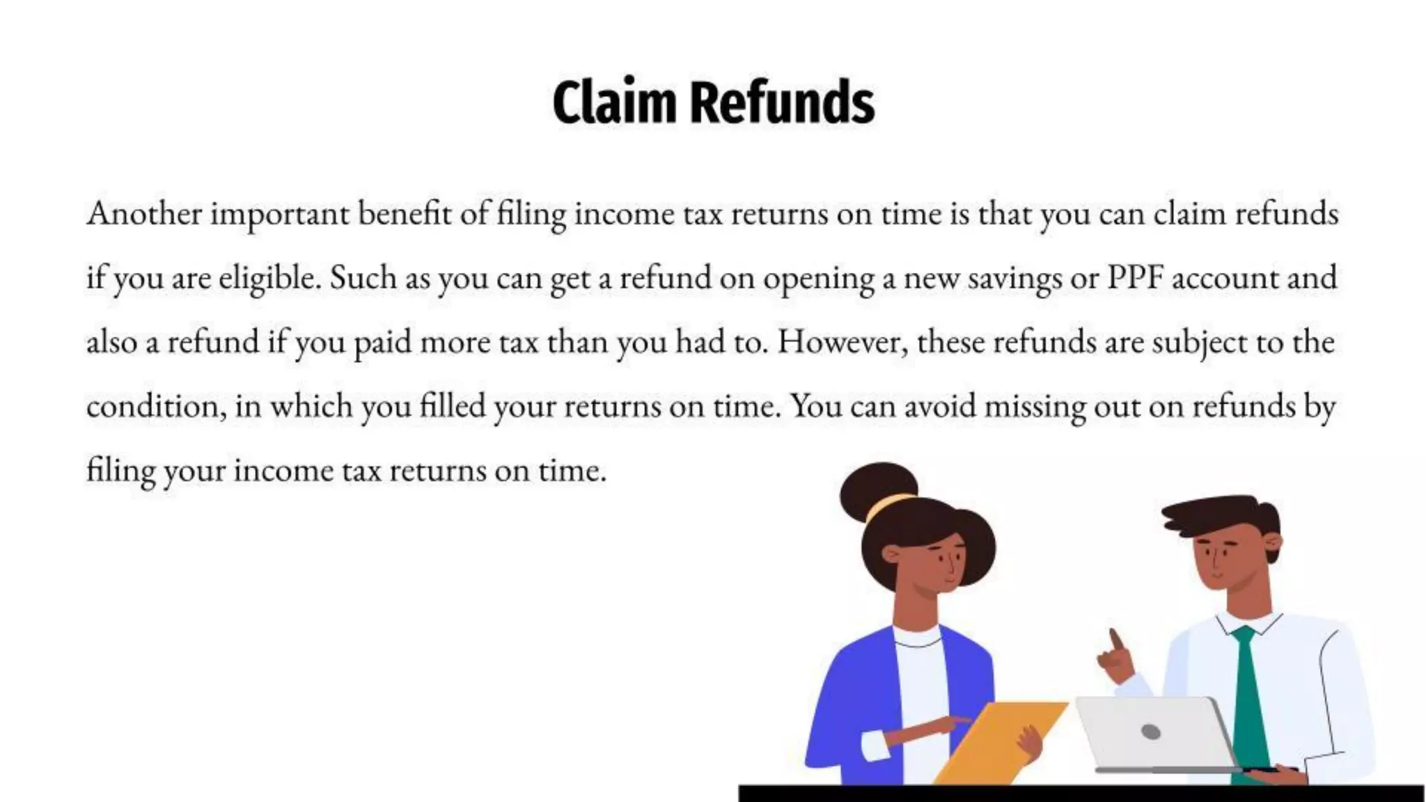 Importance of Filing Your Income Tax Returns on Time | PDF | Personal ...