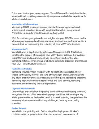 Why should we consider VerneMQ for MQTT Broker? | PDF