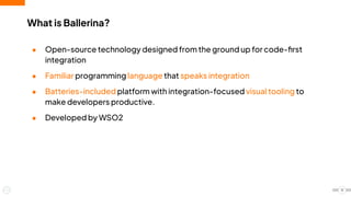 WSO2CON2024 - Why Should You Consider Ballerina for Your Next Integration | PPT