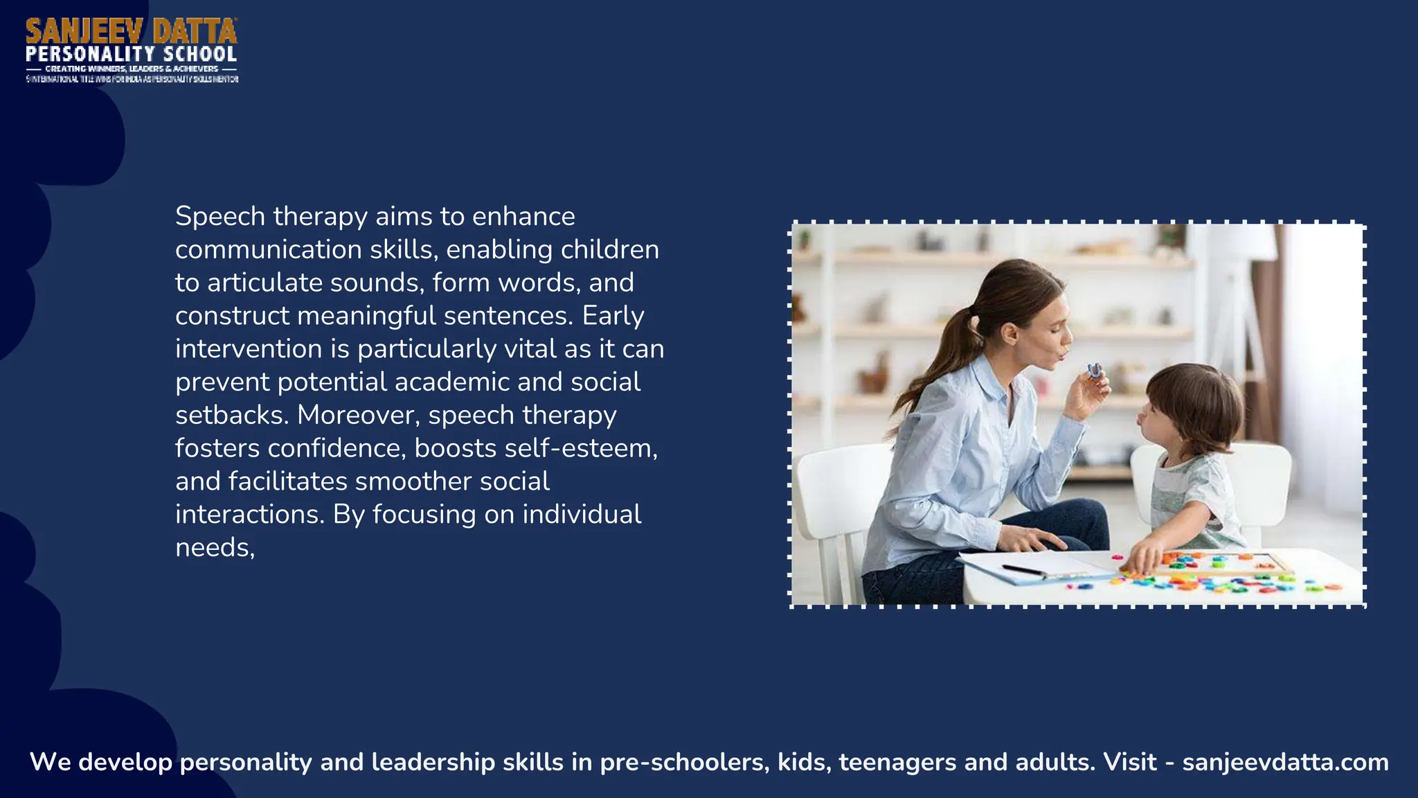 Why Speech Therapy for Kids? | PPT