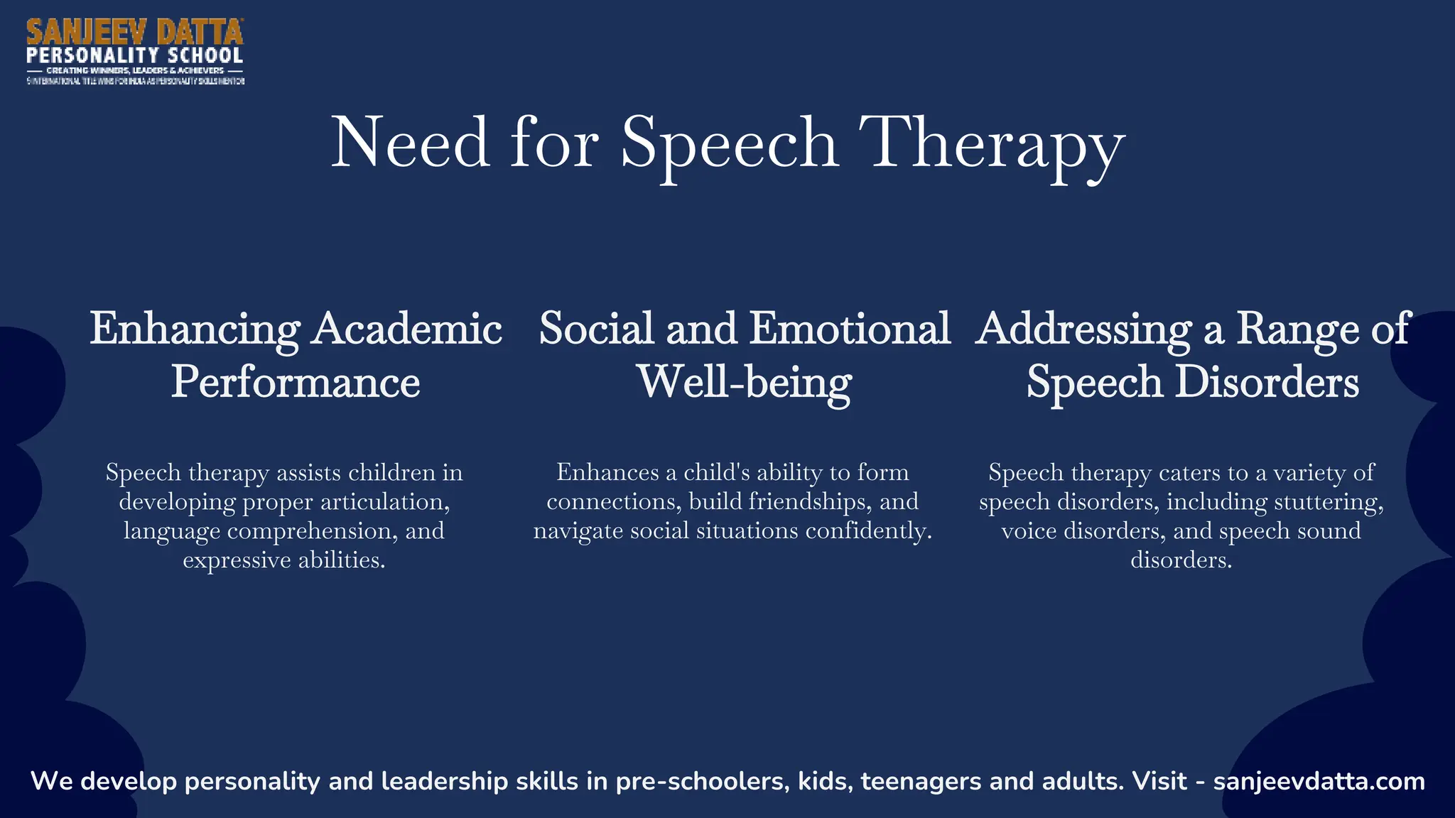 Why Speech Therapy for Kids? | PPT