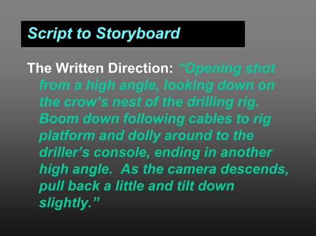 Why Storyboard Ppt