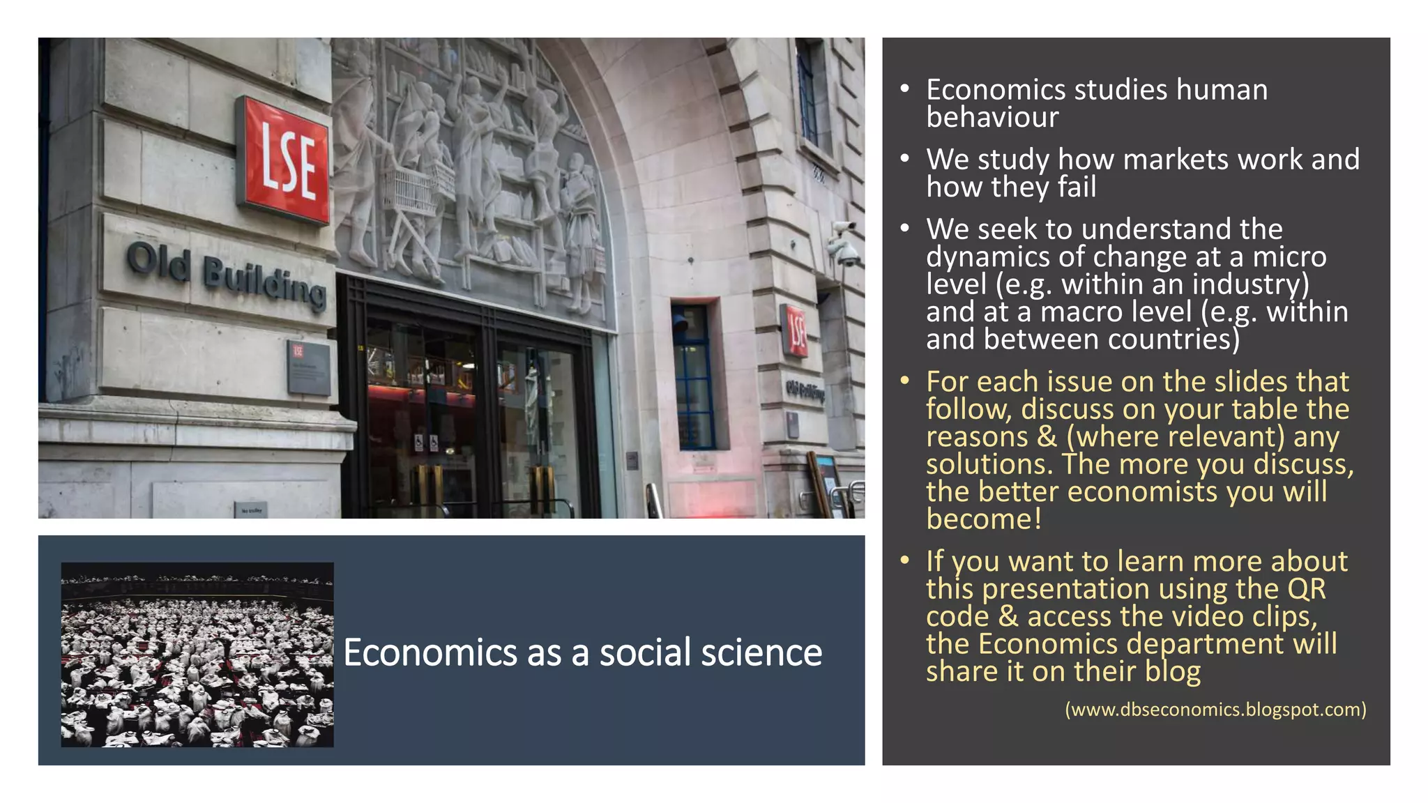 Why study economics 2019 | PPTX | Business | Business and Finance