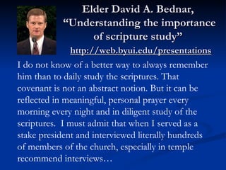 Why Study the Scriptures | PPT