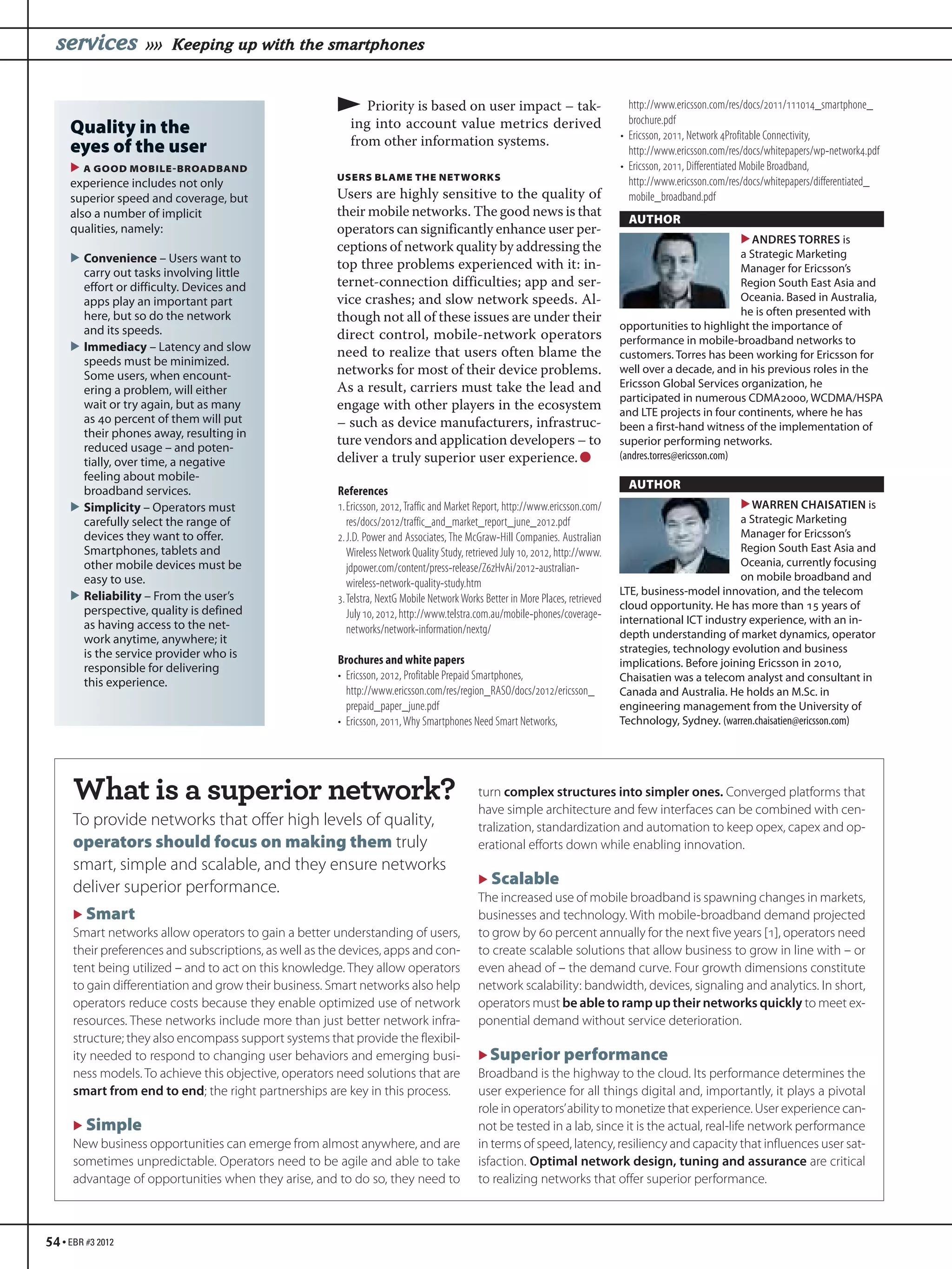 Why Superior Network Performance Matters | PDF