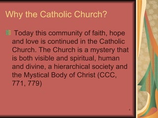 Why The Catholic Church | PPT