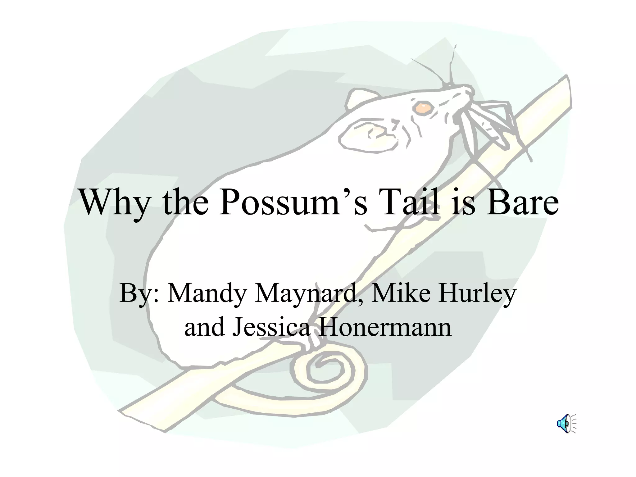 Why the Possum’s Tail is Bare | PPT