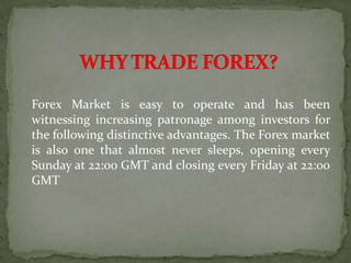 WHY TRADE FOREX | PPTX