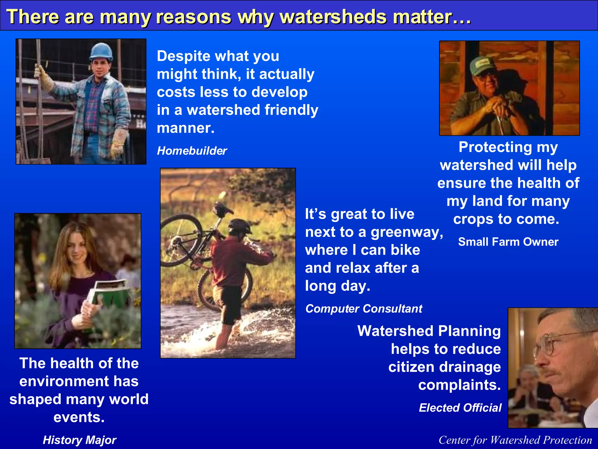 Why Watersheds | PPT