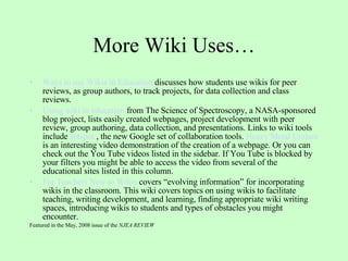 Why Wiki | PPT
