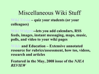 Why Wiki | PPT | Internet for Beginners | Internet