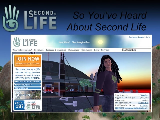 Why Work & Teach With Second Life | PPT