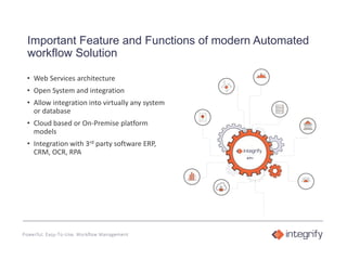 Why Workflow Automation and Why Now? | PPTX | Cloud Computing | Internet