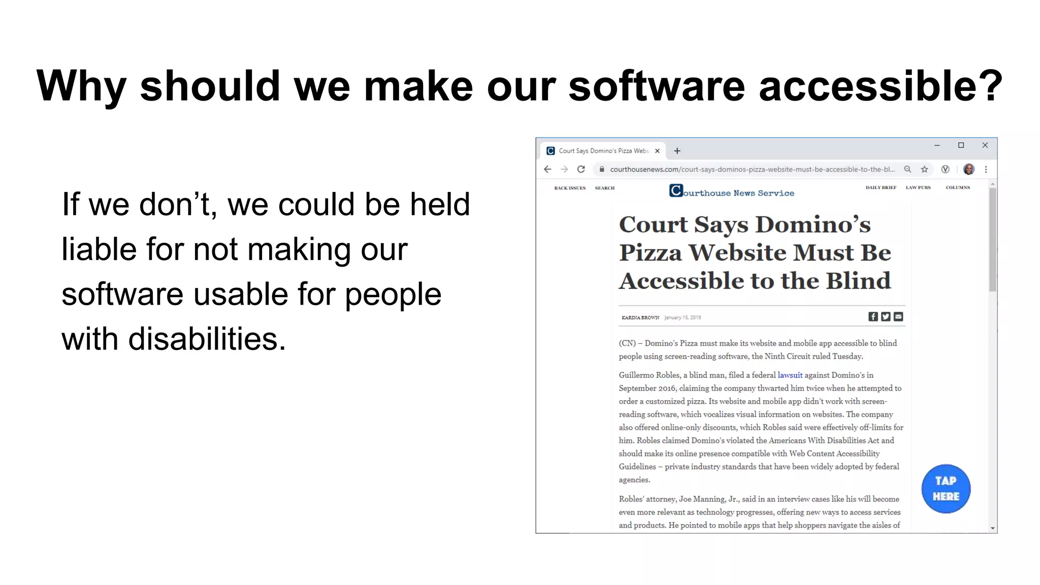 Why Accessibility Matters | PPT