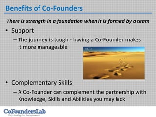 Why a co founder is important - chip werner - cofounderlab | PDF ...