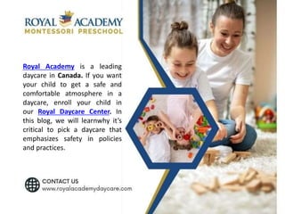 Why A Daycare Must Be Safe and Secure For Your Child.pptx