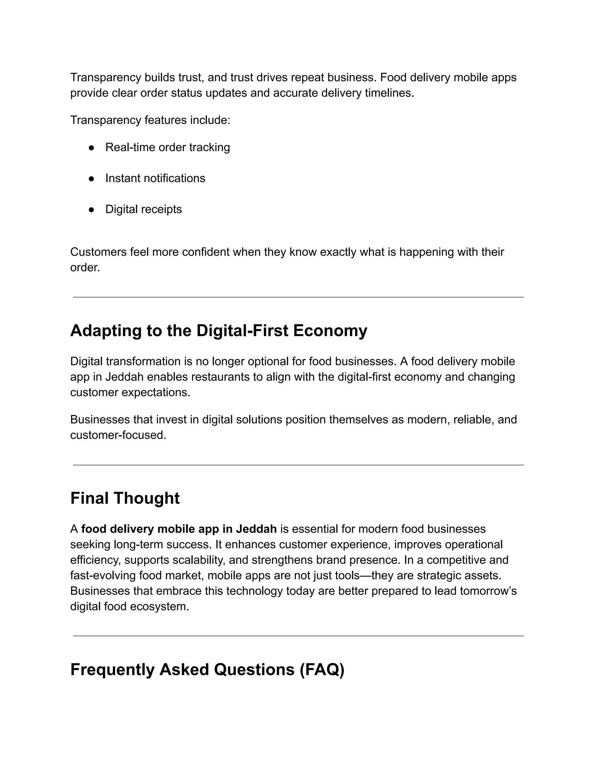 Why a Food Delivery Mobile App in Jeddah Is Essential for Modern Food ...