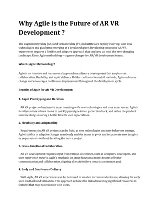 Why Agile is the Future of AR VR Development .pdf