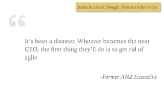 Why Agile Transformations Fail (and what you can do about it) | PDF