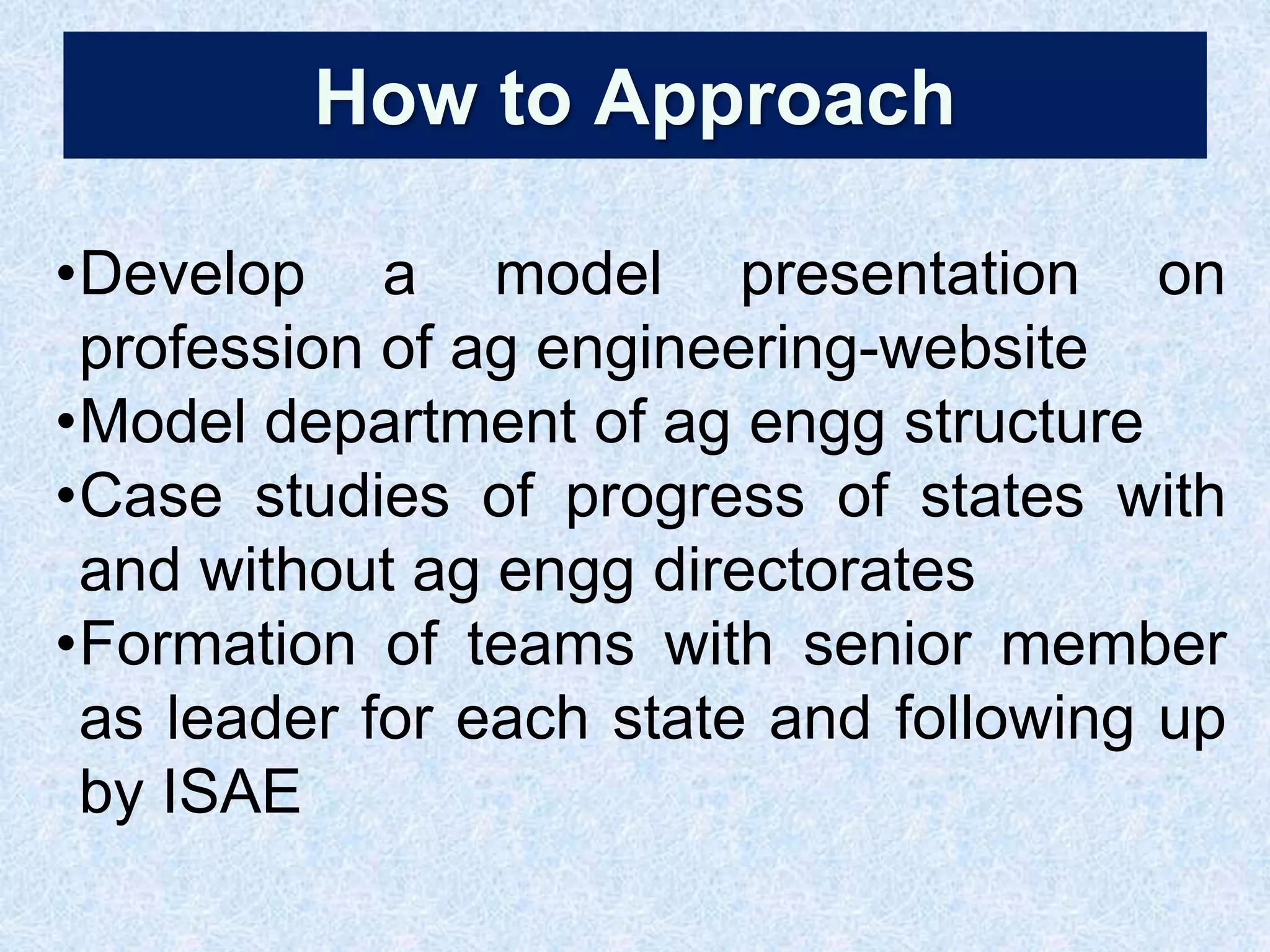 Why agricultural engineering is so important | PPT