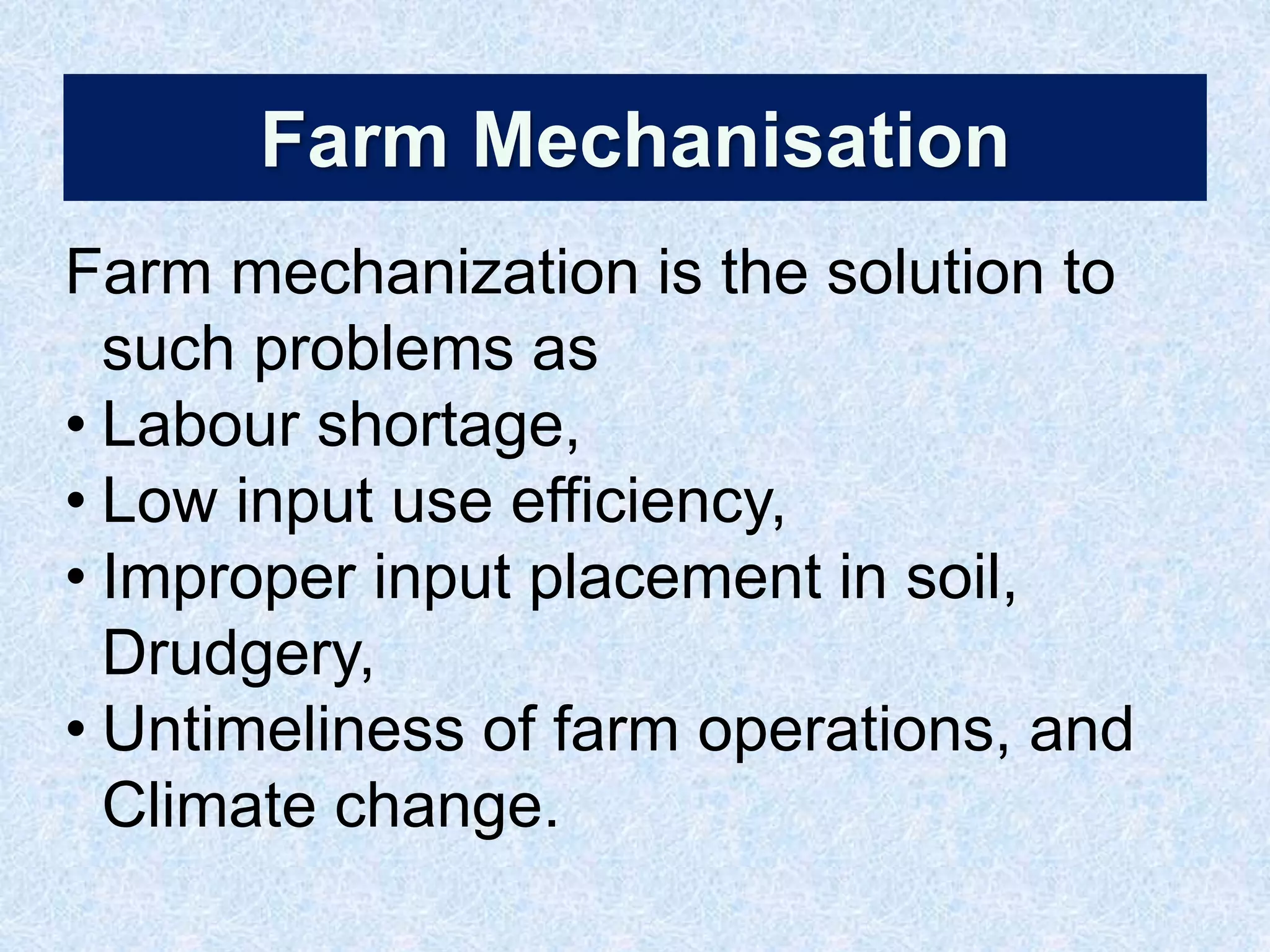 Why agricultural engineering is so important | PPT