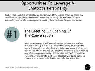 Why AI And Chatbots Need Personality | PPT