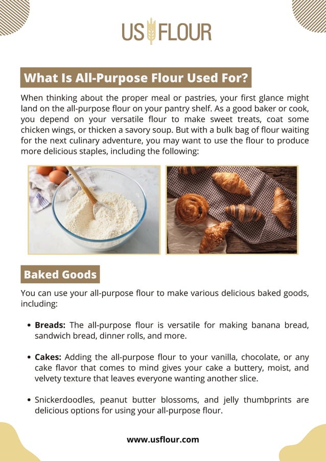 Why All-Purpose Flour Works for Everything (And When It Doesn’t) | PDF