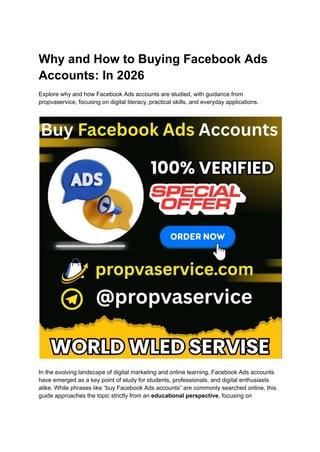 Why and How to Buying Facebook Ads Accounts_ In 2026.pdf