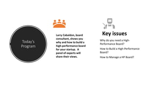 Why and how to create a high performance board | PPT
