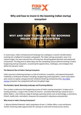 Why and how to invest in the booming Indian startup ecosystem.pdf