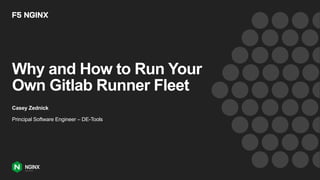 Why and How to Run Your Own Gitlab Runners as Your Company Grows | PDF ...
