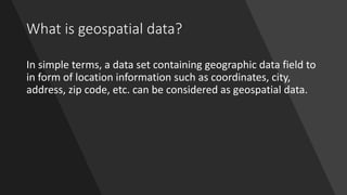Why and how to scrape geospatial data from the web | PDF | Information ...