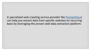 Why and how to scrape geospatial data from the web | PPT
