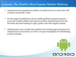 Why Android Is The Most Popular Mobile Operating System In The World ...