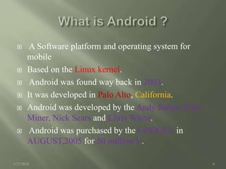 Why android is the most popular mobile operating system in the world(2 ...