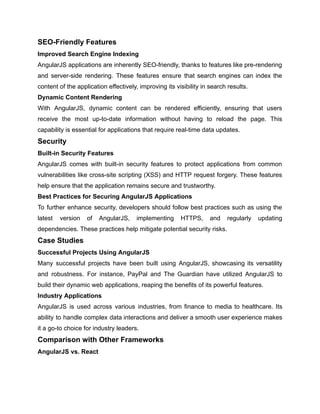 Why AngularJS is the Top Choice for Your Next Project | PDF | Web Development | Internet