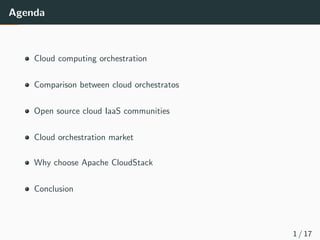 TDC2018SP | Trilha Cloud - Why Apache CloudStack | PPT