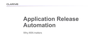 Why Release Automation Matters | PDF